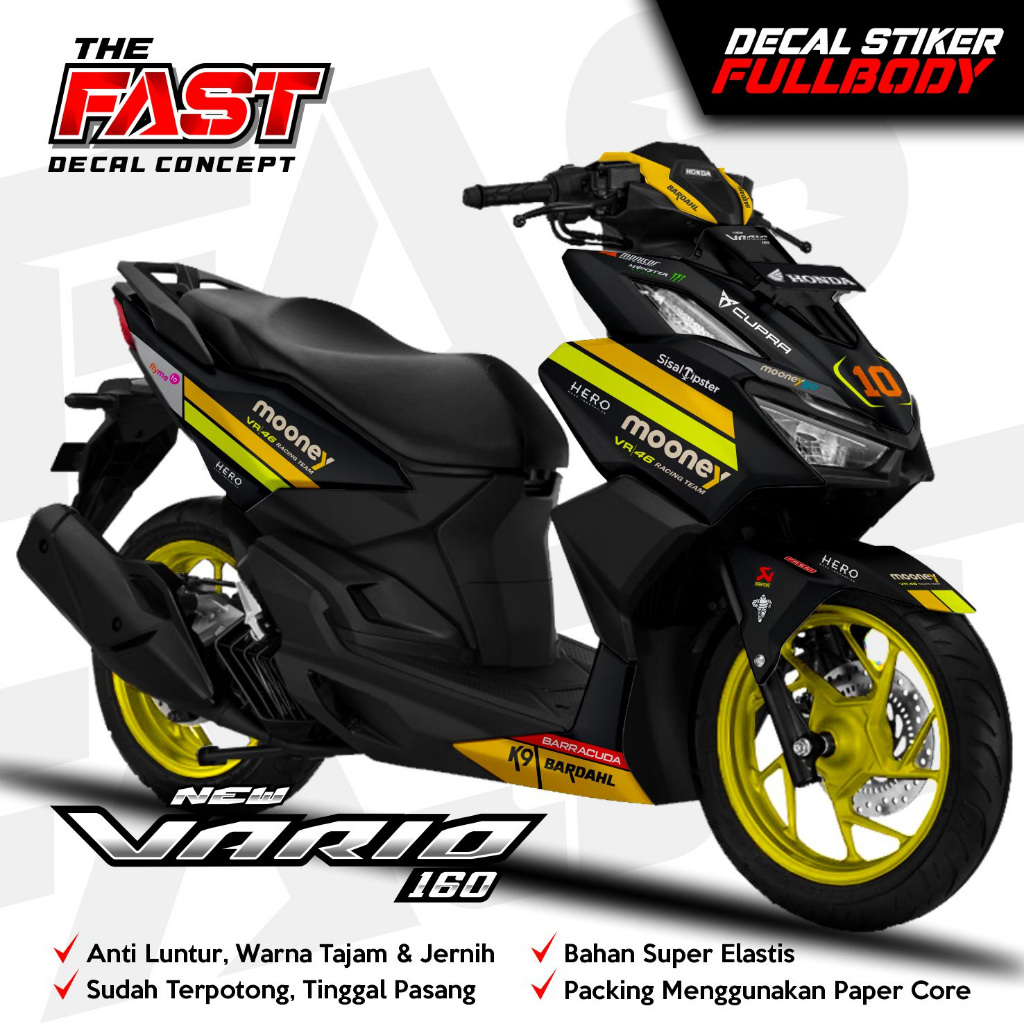 "(COD) decal vario new 160 2022 sticker striping vario 160 sticker ...