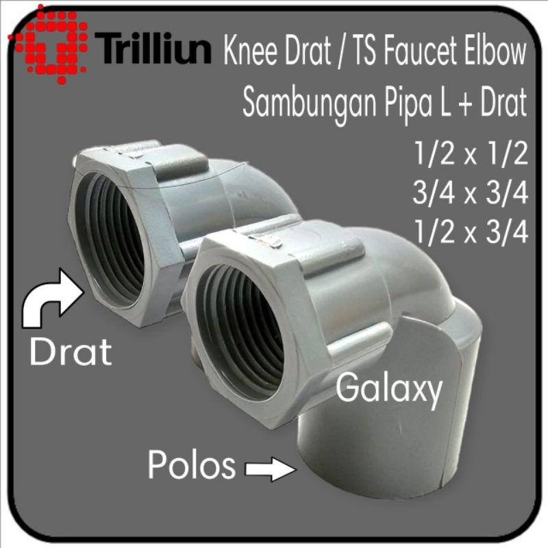 Ts Faucet Elbow Knee Drat - PVC Bent Turn Pipe Connection L + Drat ...
