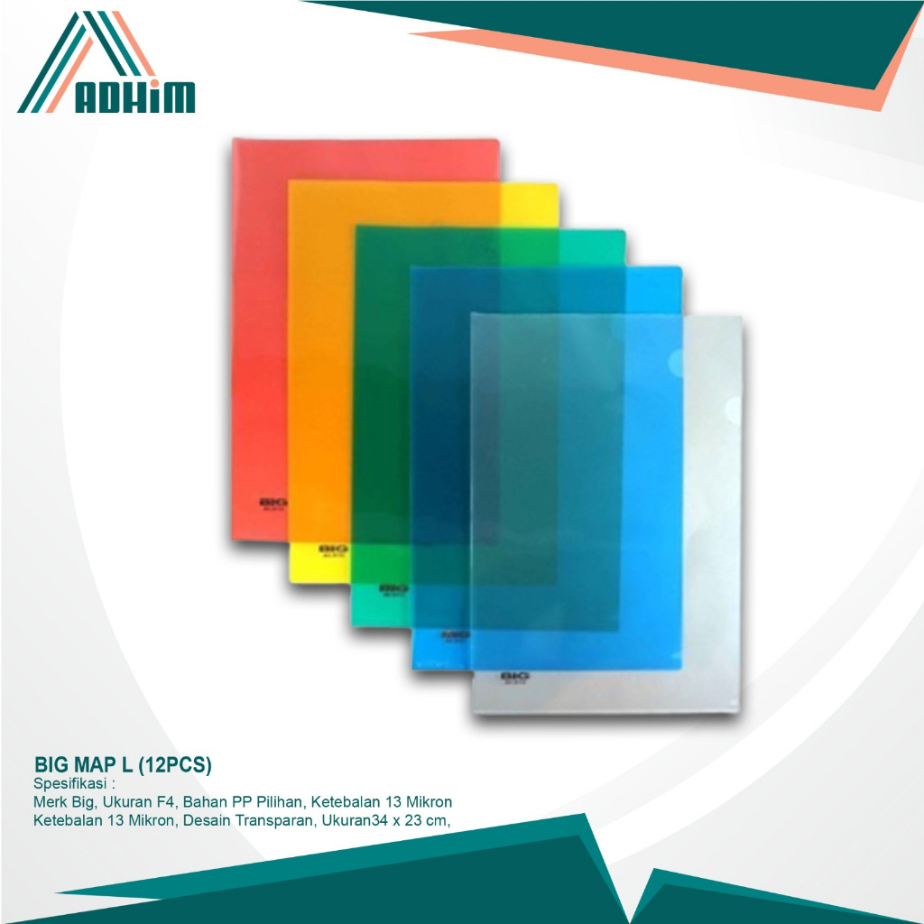 Big Map L Map Document Clear Map contains 12 Pcs | Shopee Philippines