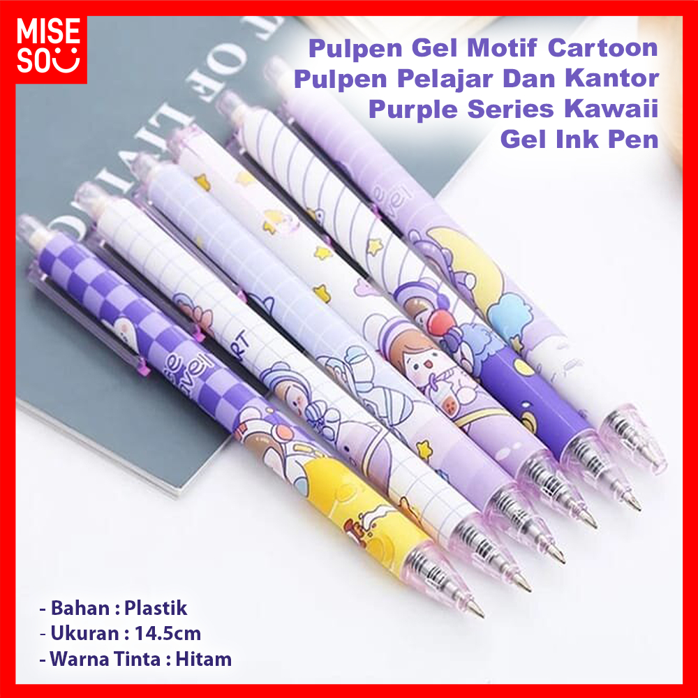 Miseso Gel Pen Gel Pen Cartoon Motif Gel Ink Pen Student And Office Pen ...