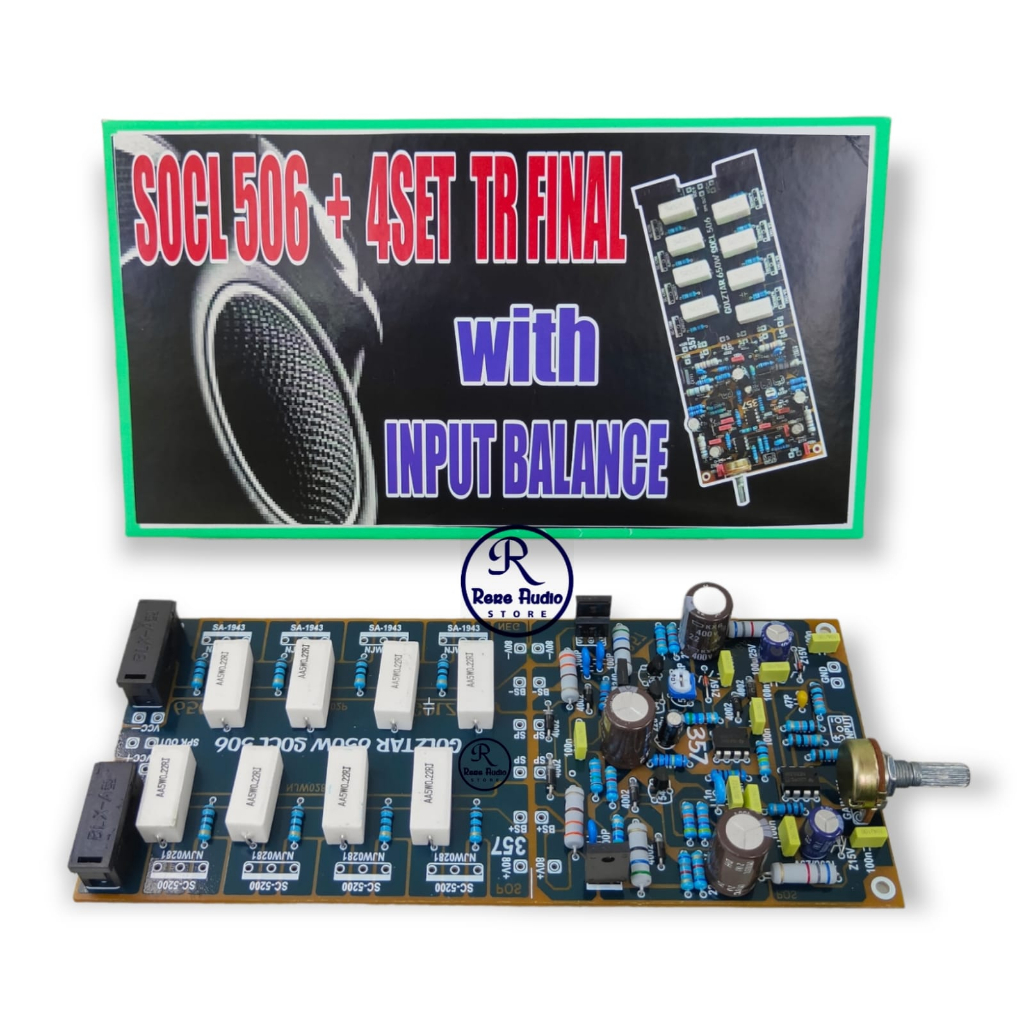 Toshiba 506 Power Amplifier Driver Kit+Toshiba 4set Final PCB Panel ...