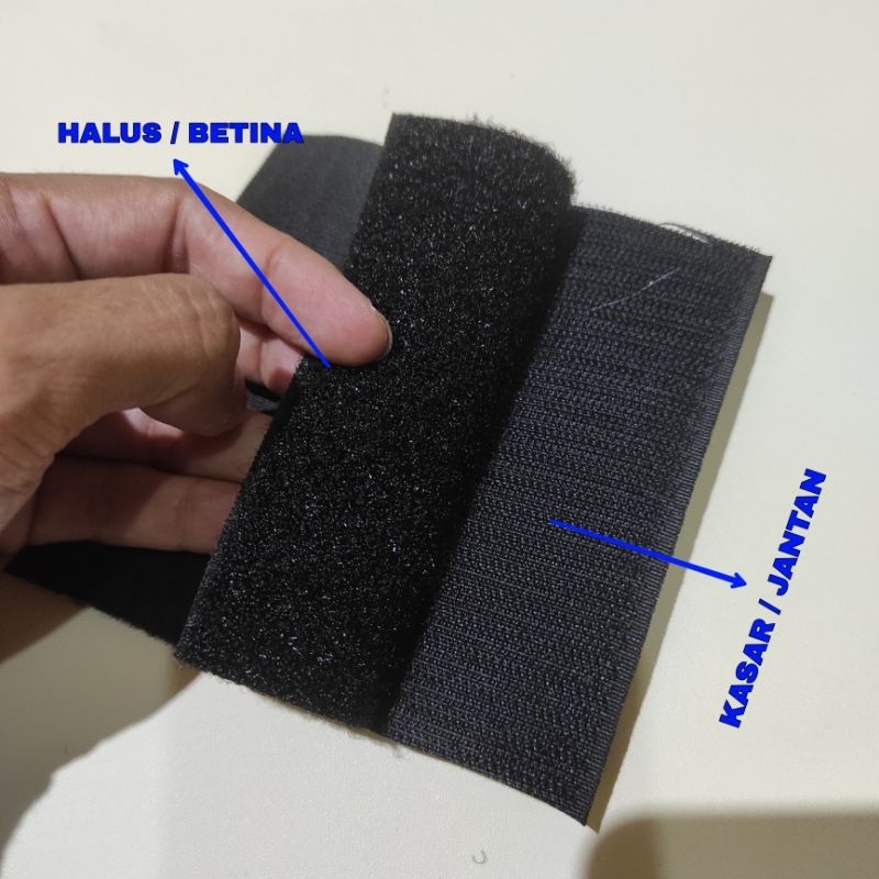 A set of rough and smooth velcro adhesive / logo adhesive rubber ...