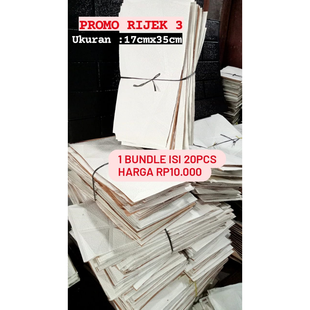 RIJEK foam wallpaper 3 CONTENTS 10-20 SHEETS | Shopee Philippines