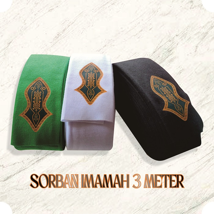 3-meter Long Imamate Turban Rida Shawl Cap Imamate/Imamah Permanent ...