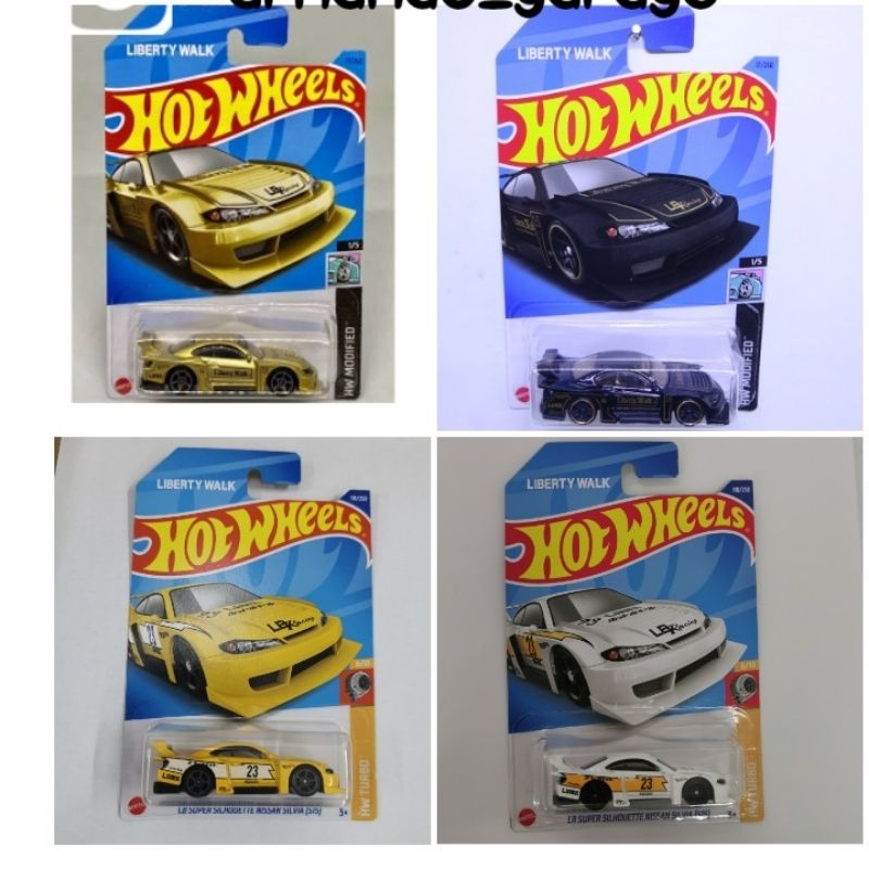 PUTIH HITAM Hot Wheels LB Super Silhouette Nissan Silvia (S15) LBWK S15 ...