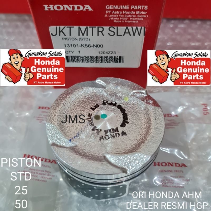 Piston, piston sonic, gt, cbr 150 led, cb 150 std, S-25, S-50 ori honda ...