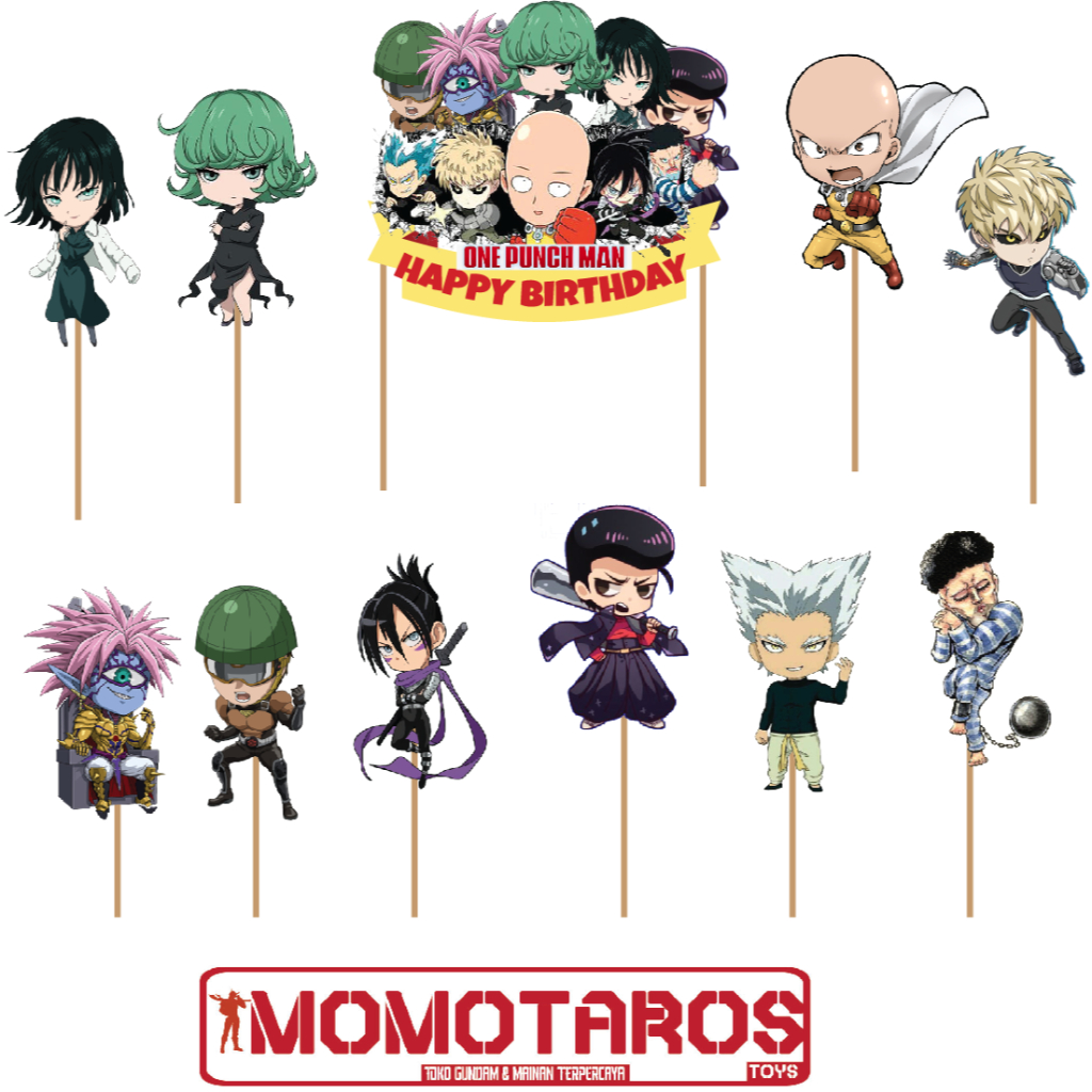 Onepunchman Chibi cake Topper set | Shopee Philippines