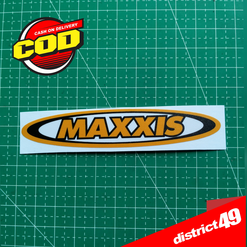 MAXXIS Print Cut Stickers Glossy Lamination thick waterproof material ...