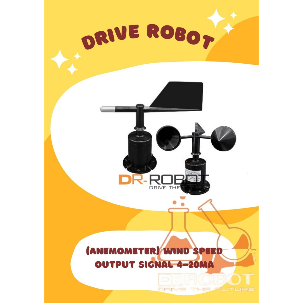 Wind Speed Sensor (Anemometer) Wind Speed Output Signal 4-20mA | Shopee ...