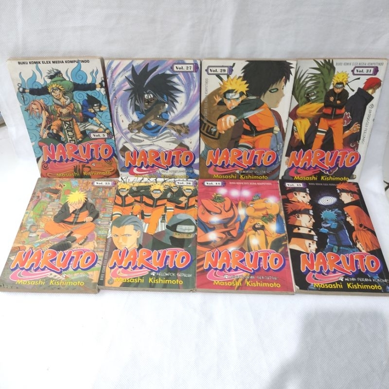 Naruto comic strip by masashi kishimoto | Shopee Philippines