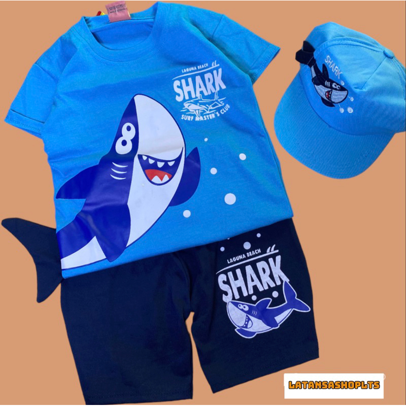 Baby SHARK Clothes For Boys And Girls With Hats Aged 1-10 Years ...