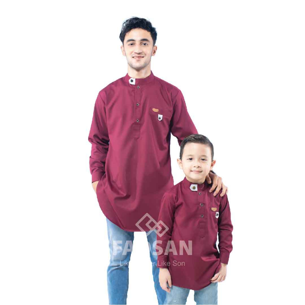 Leon Series Elegant Formal Long Sleeve Father and Son Couplekoko for ...