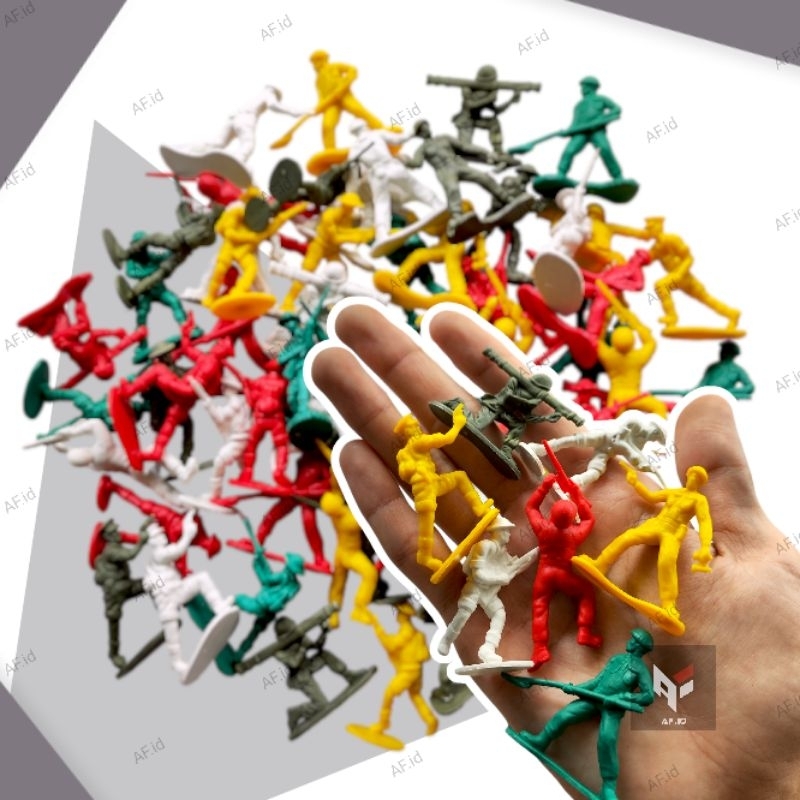 Small Mini Soldier Statue Toys Soldiers Contents 20 pcs Children's Toys ...