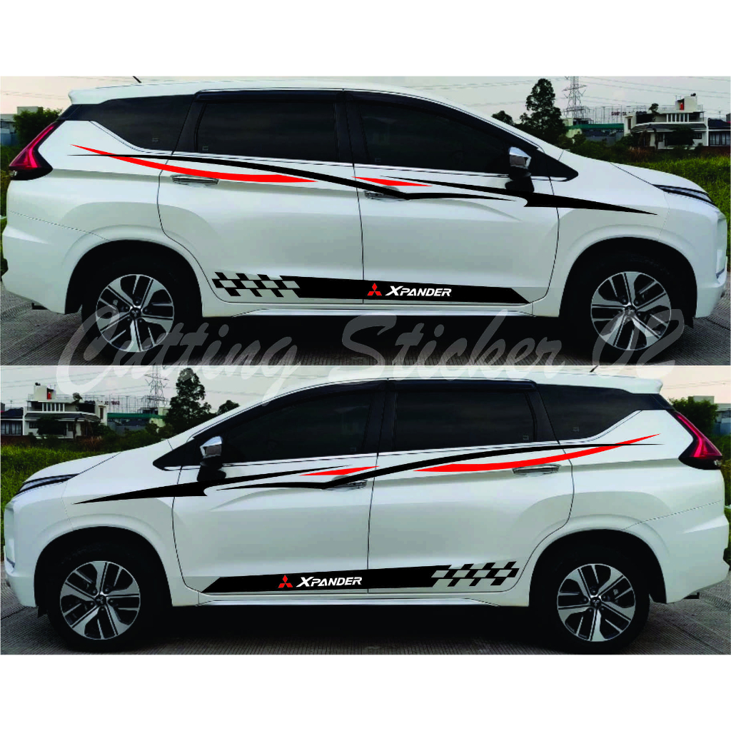 XPANDER CAR STICKER LATEST XPANDER MITRUBISHI CAR STICKER | Shopee ...