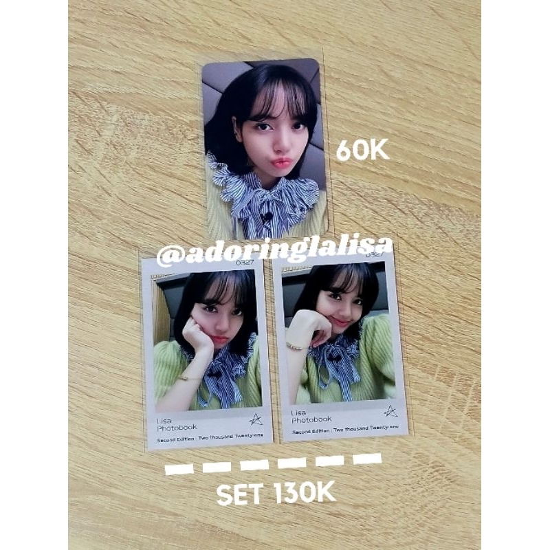Blackpink Lisa 0327 photobook vol. 2 Ktown Ktown4u YGS official pob ...