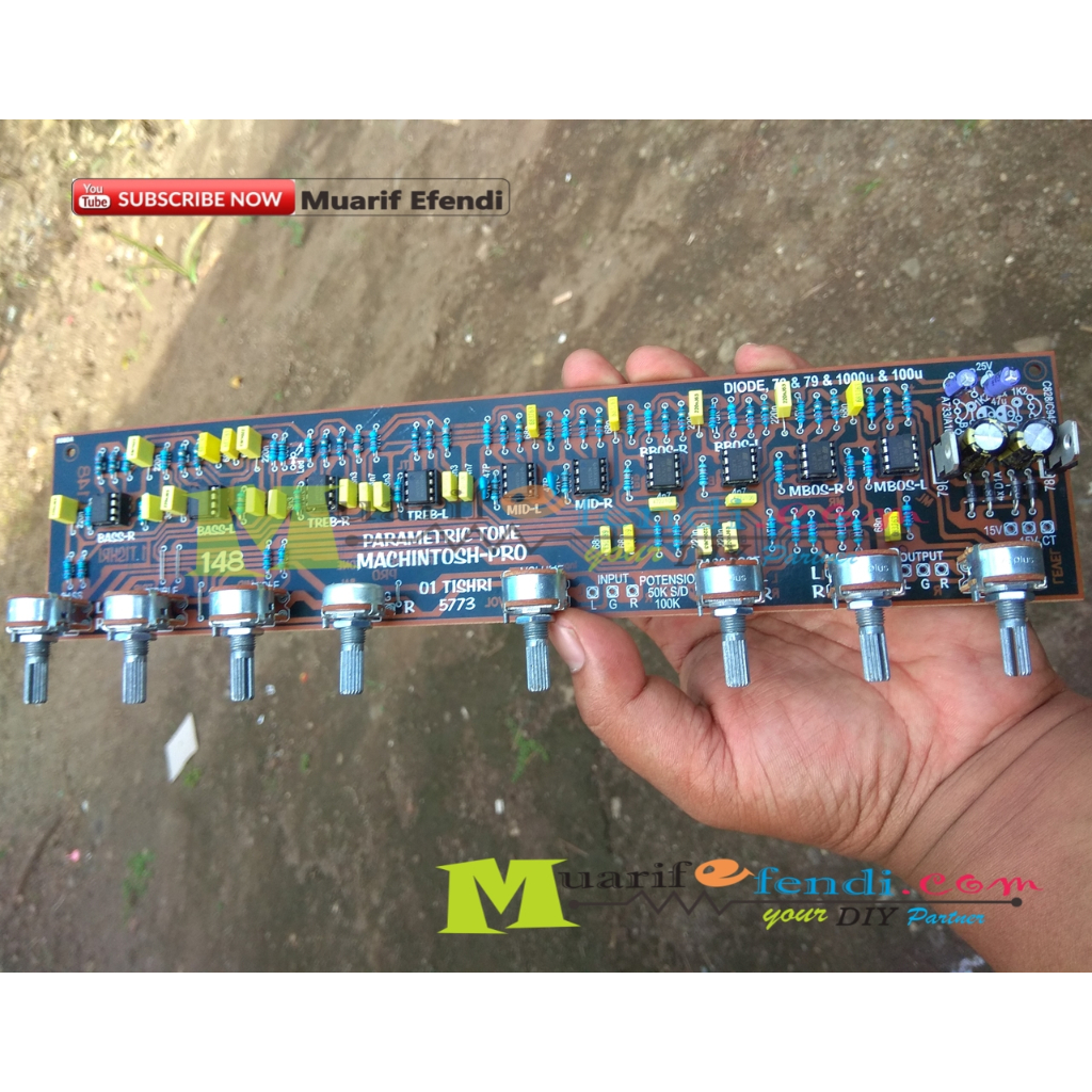 Pro SERIES Parametric KIT Stereo Tone Control MACHINTOSH plus power ...