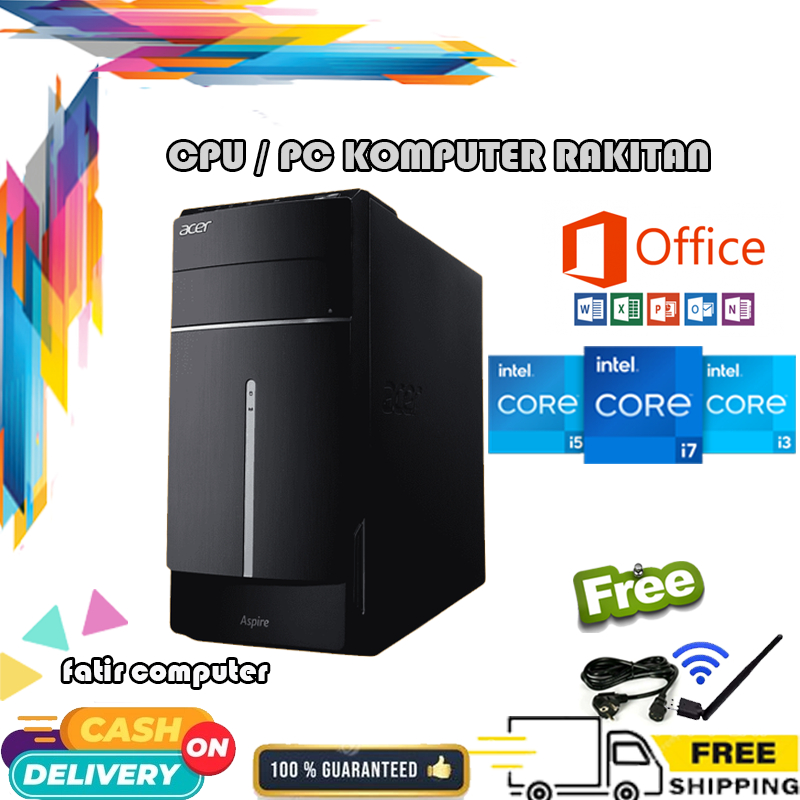 Pc CPU Package Office School Computer Intel core i3 RAM 4GB HDD 500GB ...