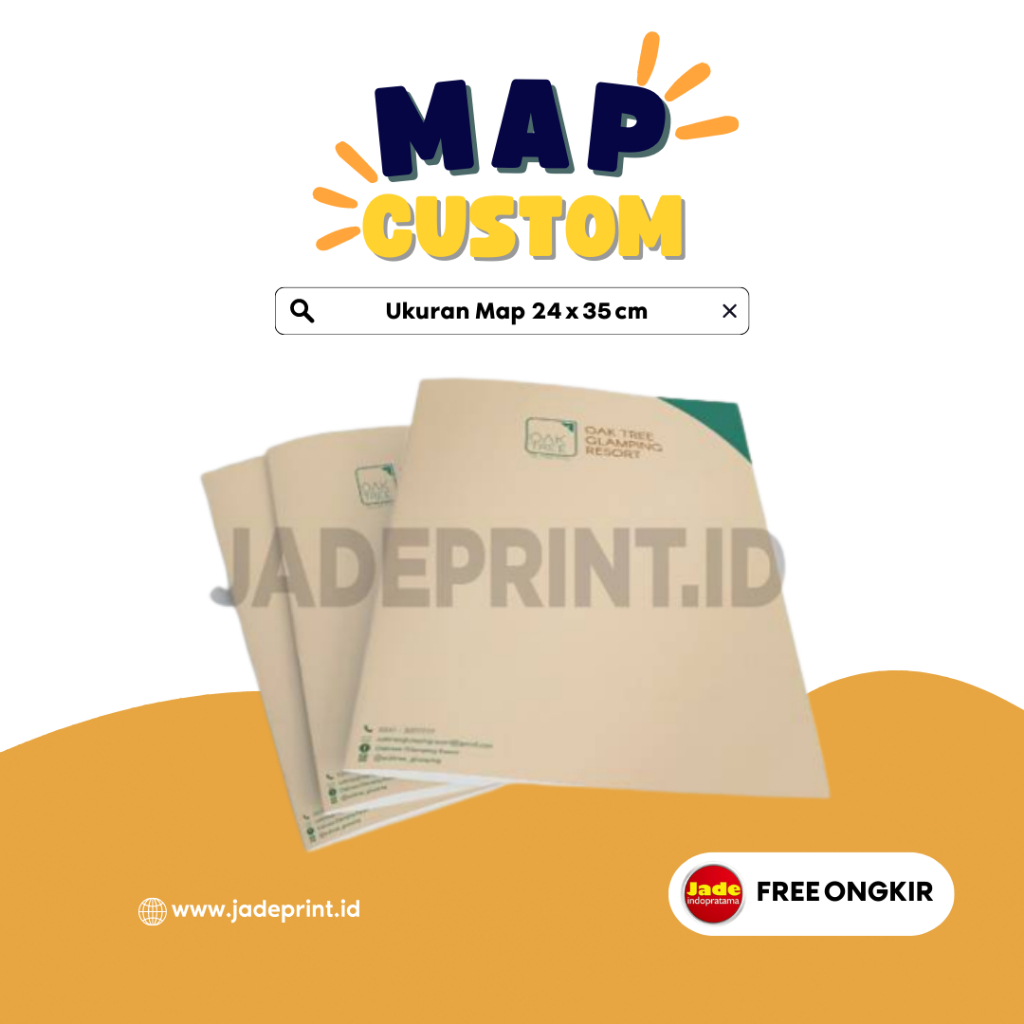 [JADE] Custom Document Map A4 Paper Map Diploma Map File Map Custom Map ...