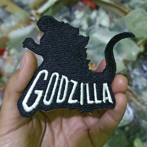 Godzilla embroidered patch 8 cm | Shopee Philippines
