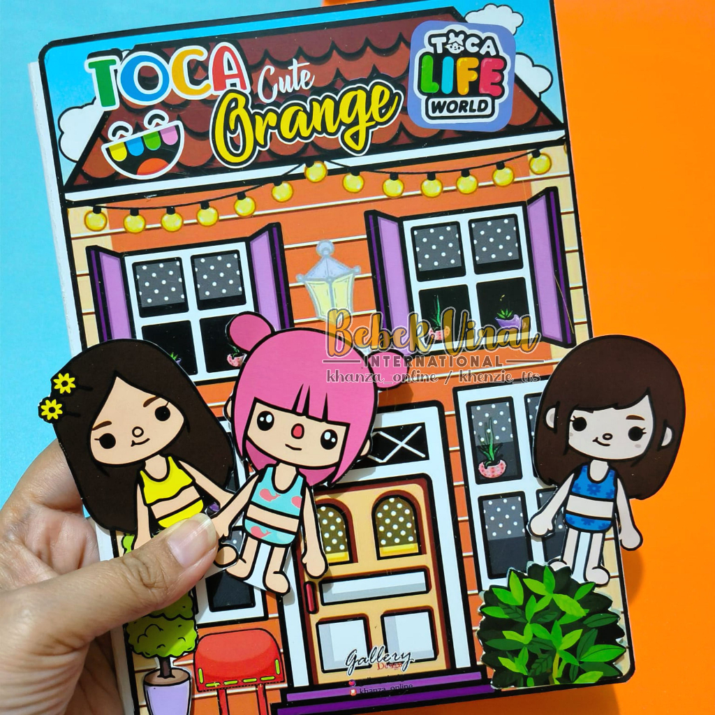 Toca BOCA LIFE ORANGE Educational Toys Laminate Waterproof Large 21x16 ...