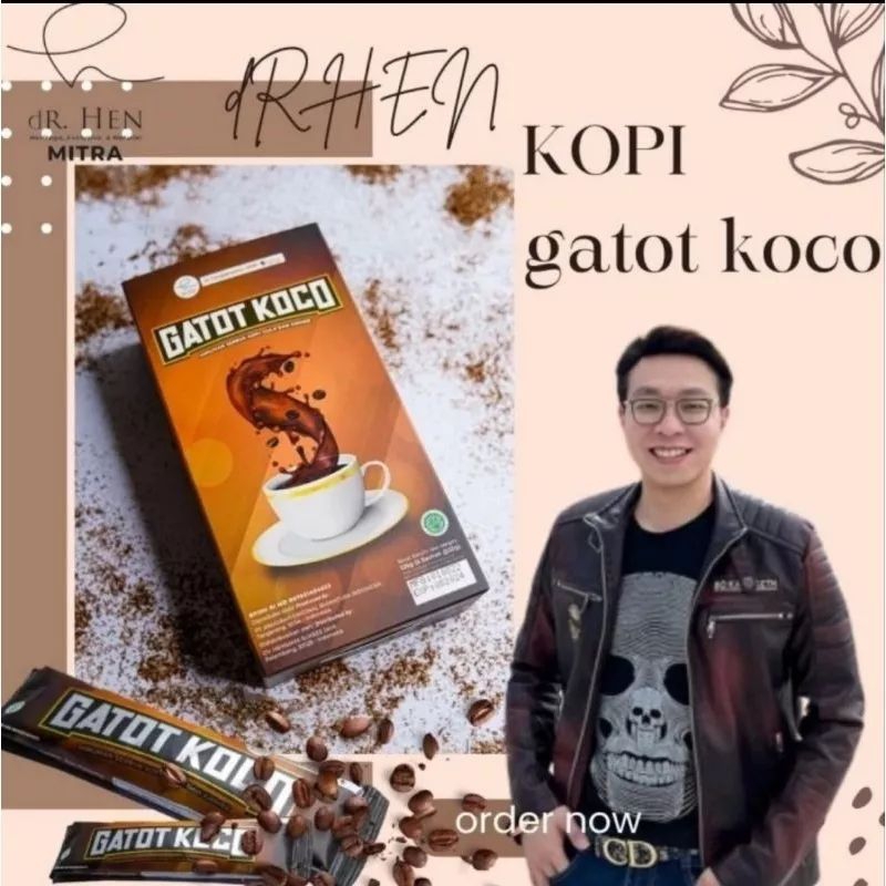 Koco GATOT COFFEE 1BOX 5 SACHETS FOR LONG LASTING MEN'S STAMINA BPOM HALAL | Shopee Philippines