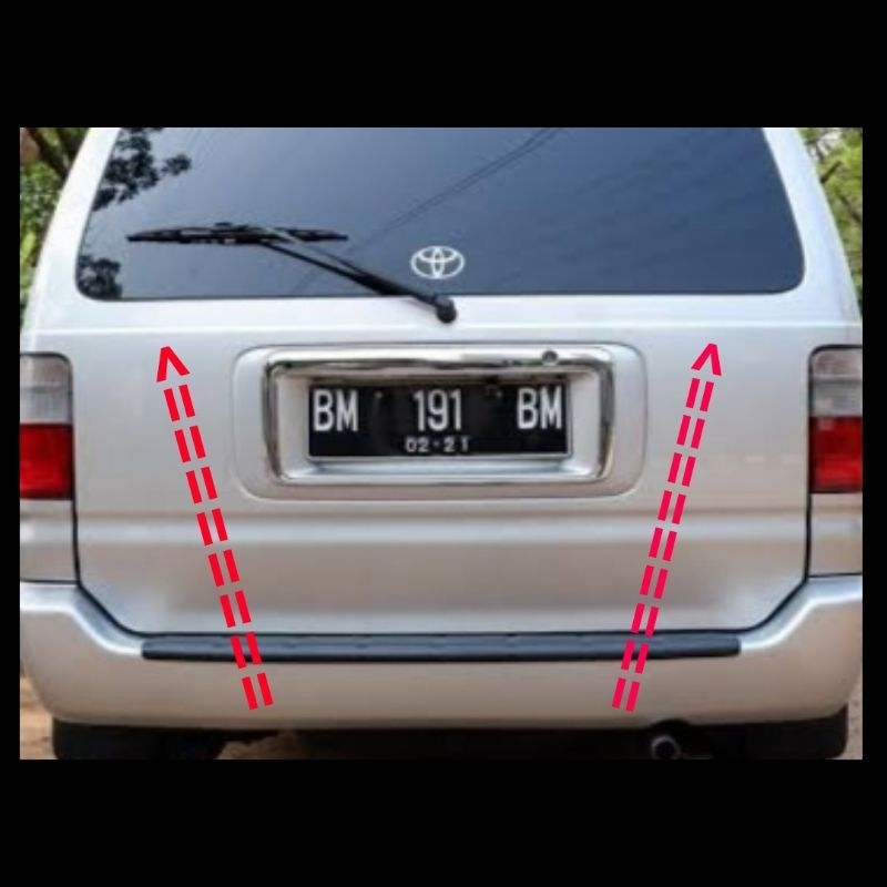 Lis list Rear Glass Luggage toyota kijang new efi Capsules 1997 To 2003 ... Lis list Rear Glass Luggage toyota kijang new efi Capsules 1997 To 2003 ...