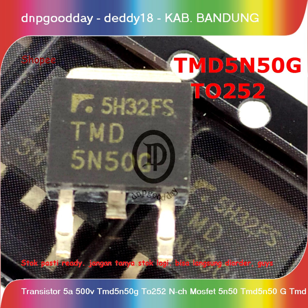 Transistor 5a 500v Tmd5n50g To252 N-ch Mosfet 5n50 Tmd5n50 G Tmd 5n50g ...