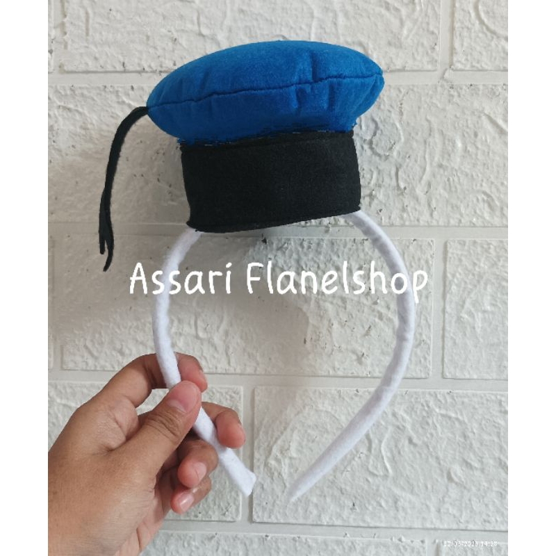 Donald duck hat character flannel headband, daisy duck ribbon | Shopee ...