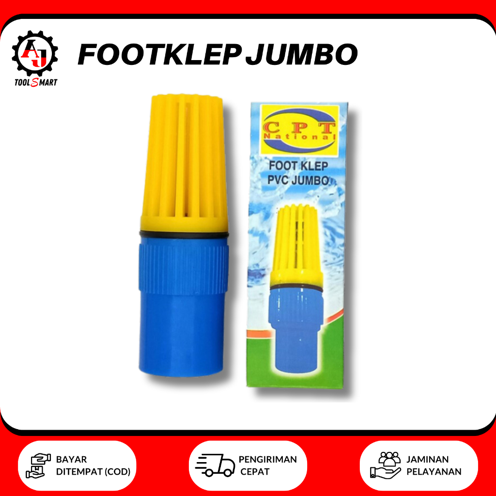Jumbo PVC Foot Valve CPT National 1/2" 3/4" 1" Foot Valve Strainer ...