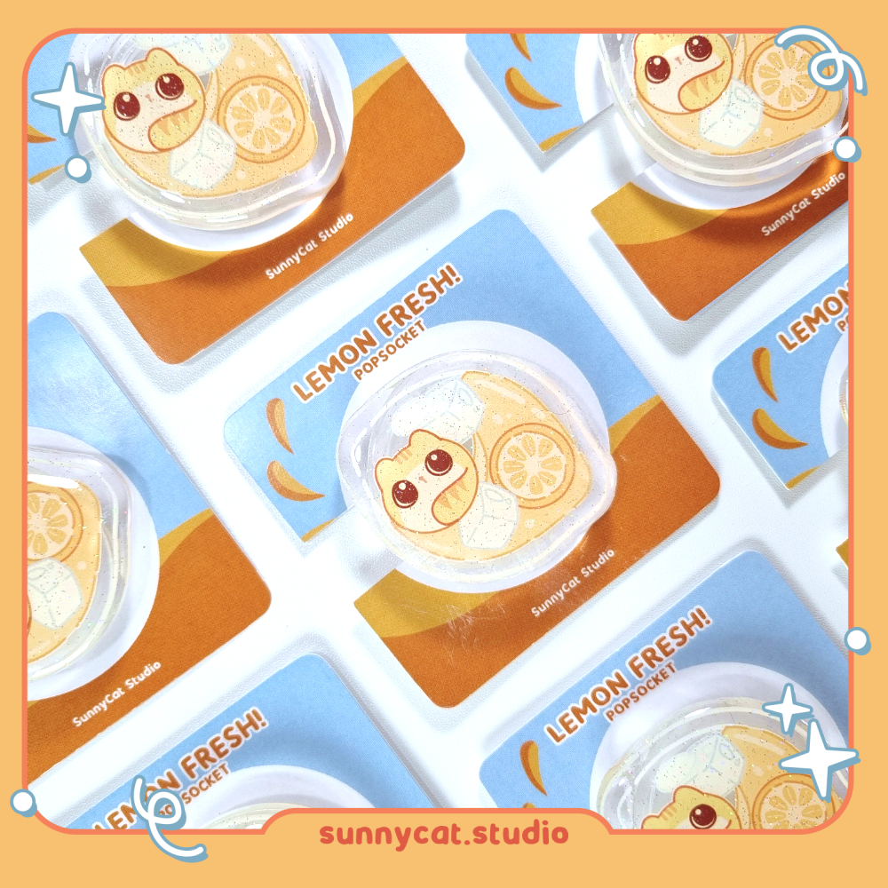 Sunnycat Lemon Epoxy Pop Socket | Shopee Philippines