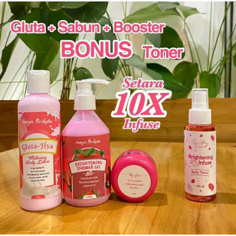PUTIH Hassya bodyskin Complete Package Whitening | Hassya bodyskin ...