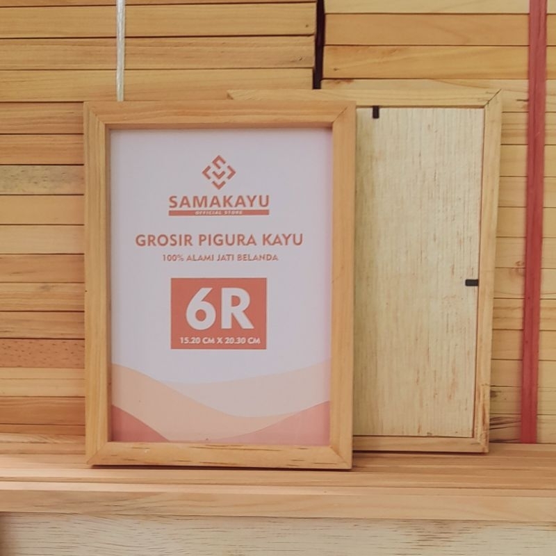 KAYU Wooden Frame 6R 15x20cm | Shopee Philippines