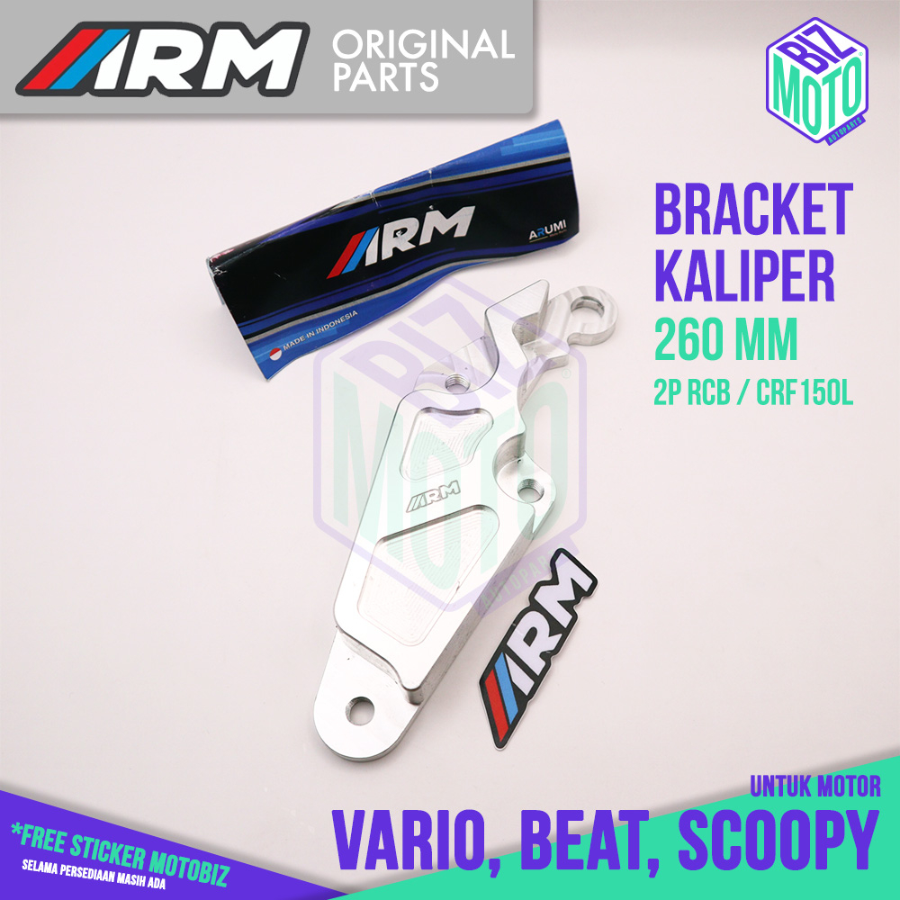 New!! ARM Bracket Caliper Bracket 260 2P RCB CRF150L KTC Nissin Vario ...