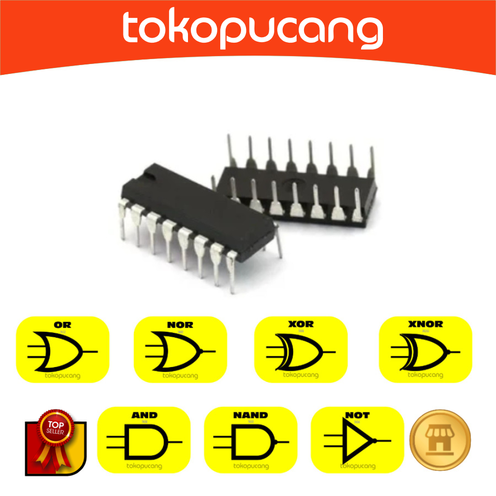 IC TTL / IC LOGIC : * IC TTL 7408 AND * IC TTL 7432 OR * IC TTL 7486 NOT PLEASE CLICK THE ...