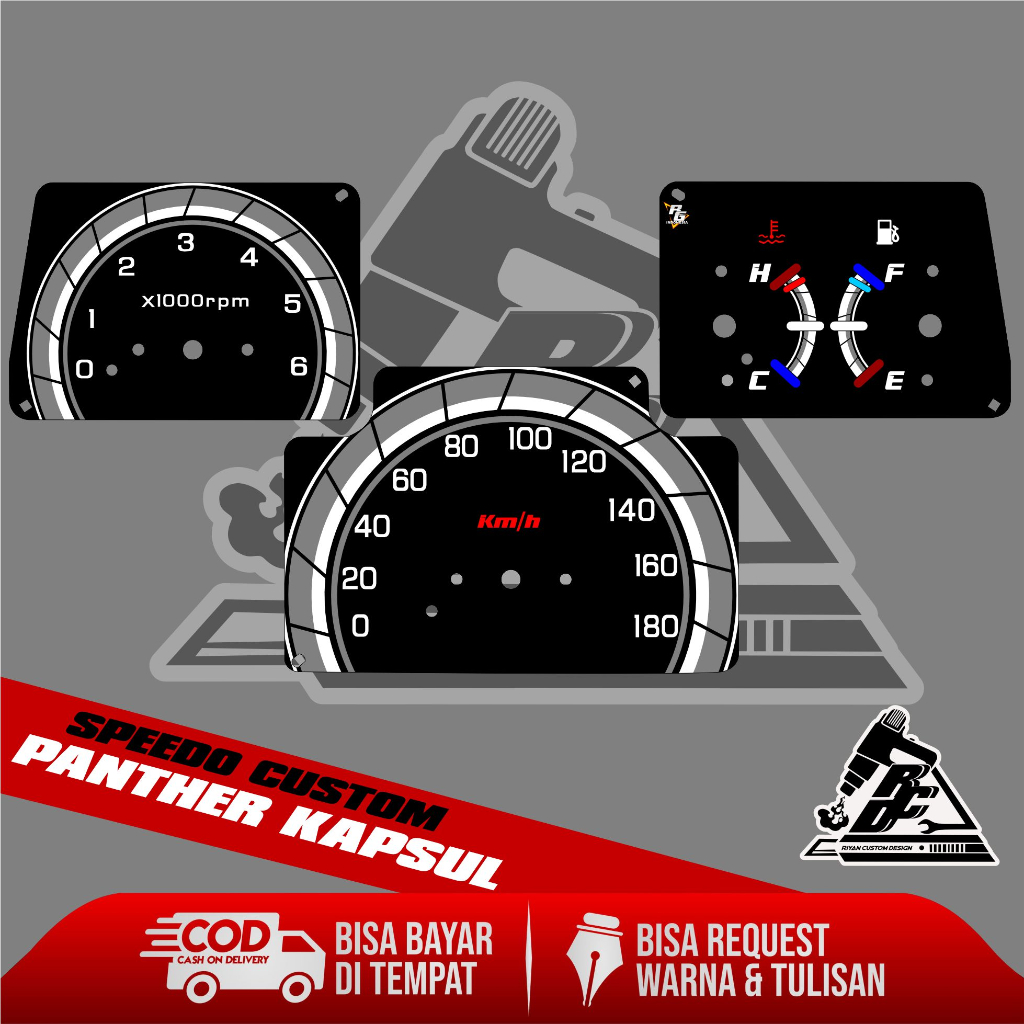 Speedometer Board custom panther Capsule D2 panel spido meter custom ...
