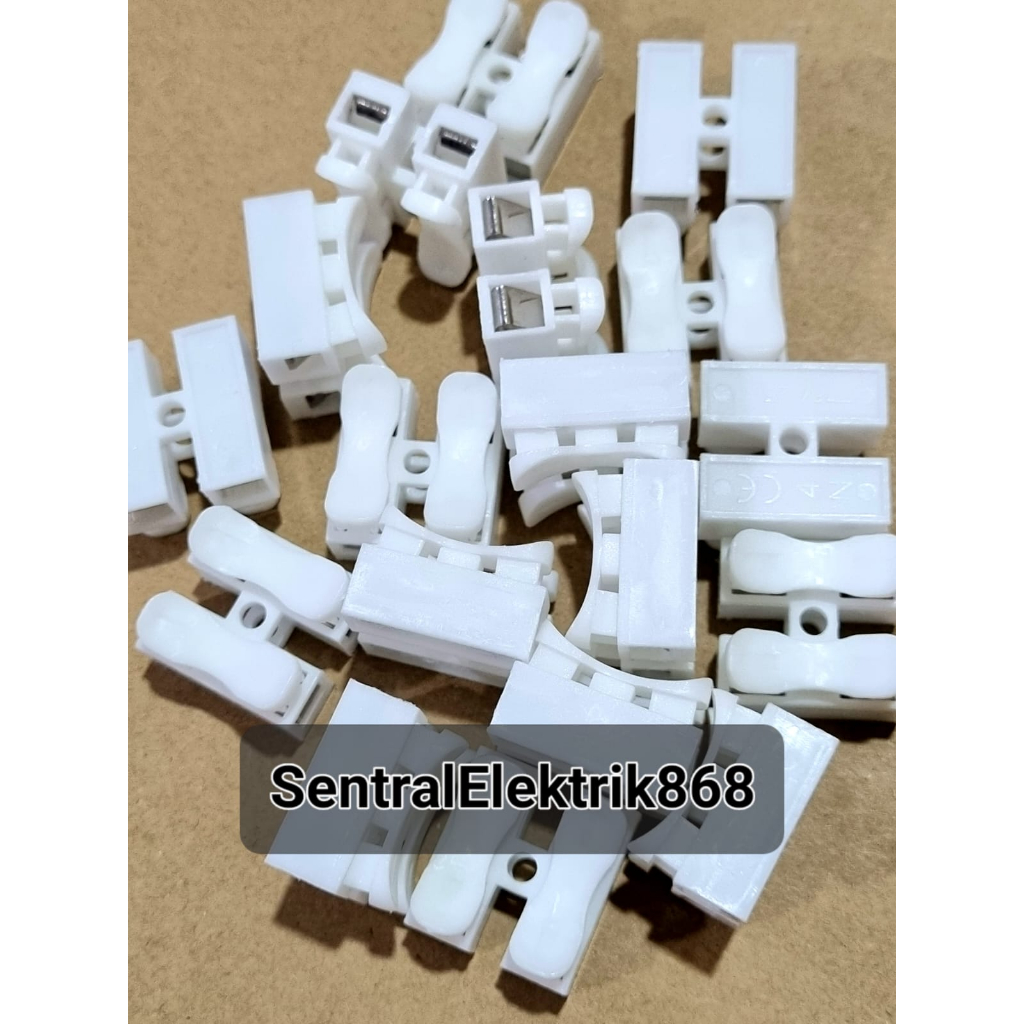 Ch 2 Self Locking Electrical Cable Connector 2pin Quick Lock 2p Ch2 Shopee Philippines