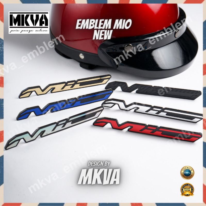 Mio EMBLEM Embossed Not MIO Motorcycle Accessories Sticker | Shopee ...