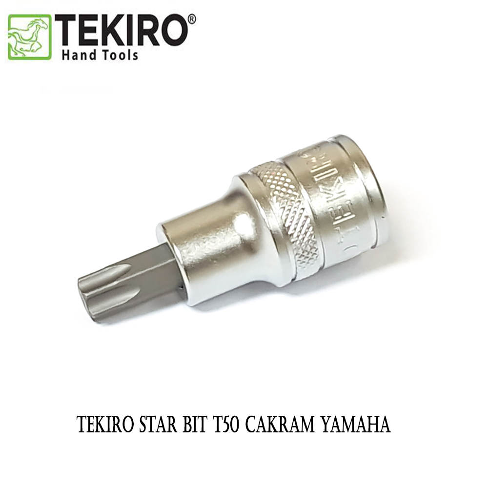 MATA Tekiro Eye Sock Star T50 Disc Yamaha/Star Bit Socket 1/2" DR Key L ...