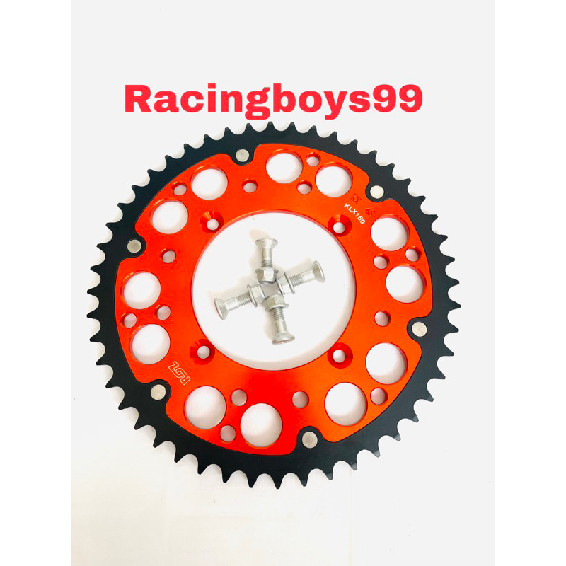 REAR GEAR ROZ 520 KLX 150 D TRACKER 150 ORANGE 44 46 48 50 52 | Shopee ...