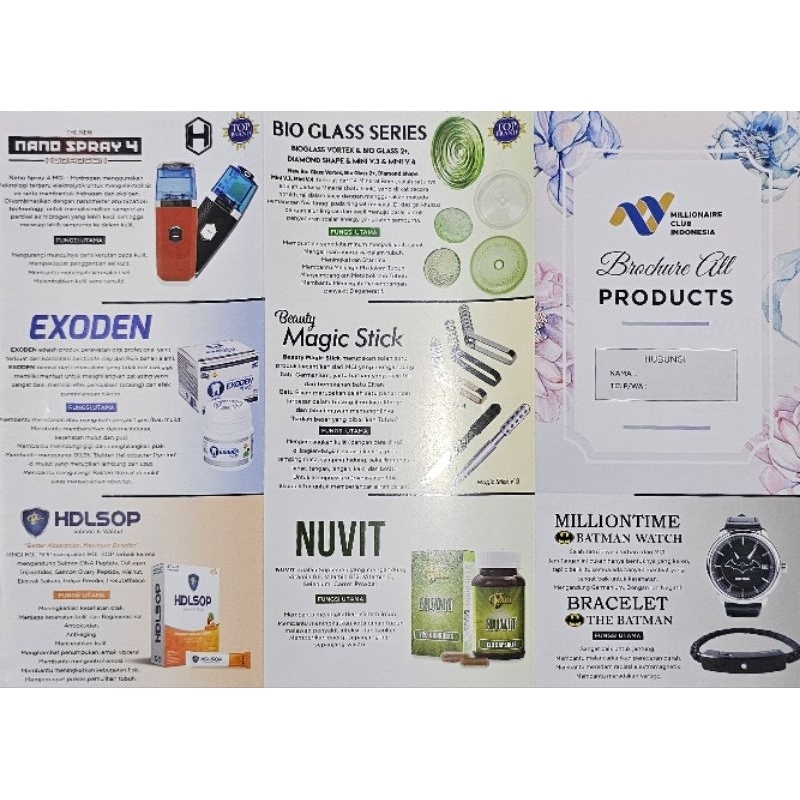 Mci Product Brochure 50 sheets | Shopee Philippines