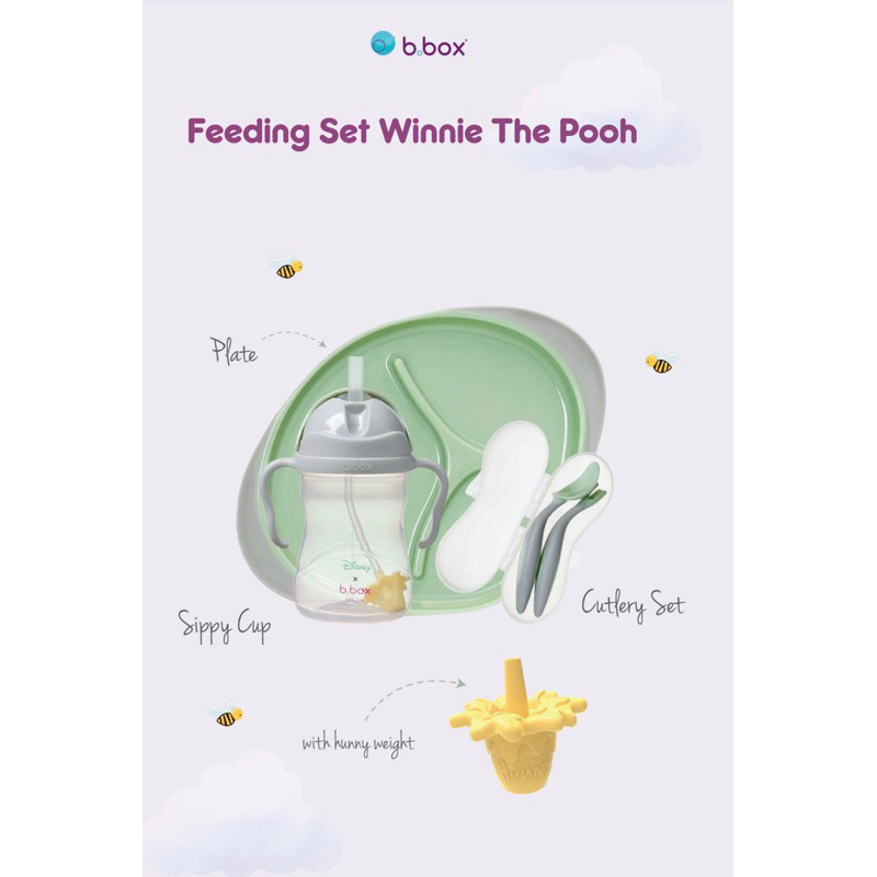 Bbox feeding set disney b.box x disney plate winnie the pooh | Shopee ...