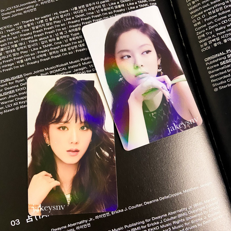 Blackpink JENNIE JISOO LISA ROSE BENE WV WELCOL WC 22 PHOTOCARD ...