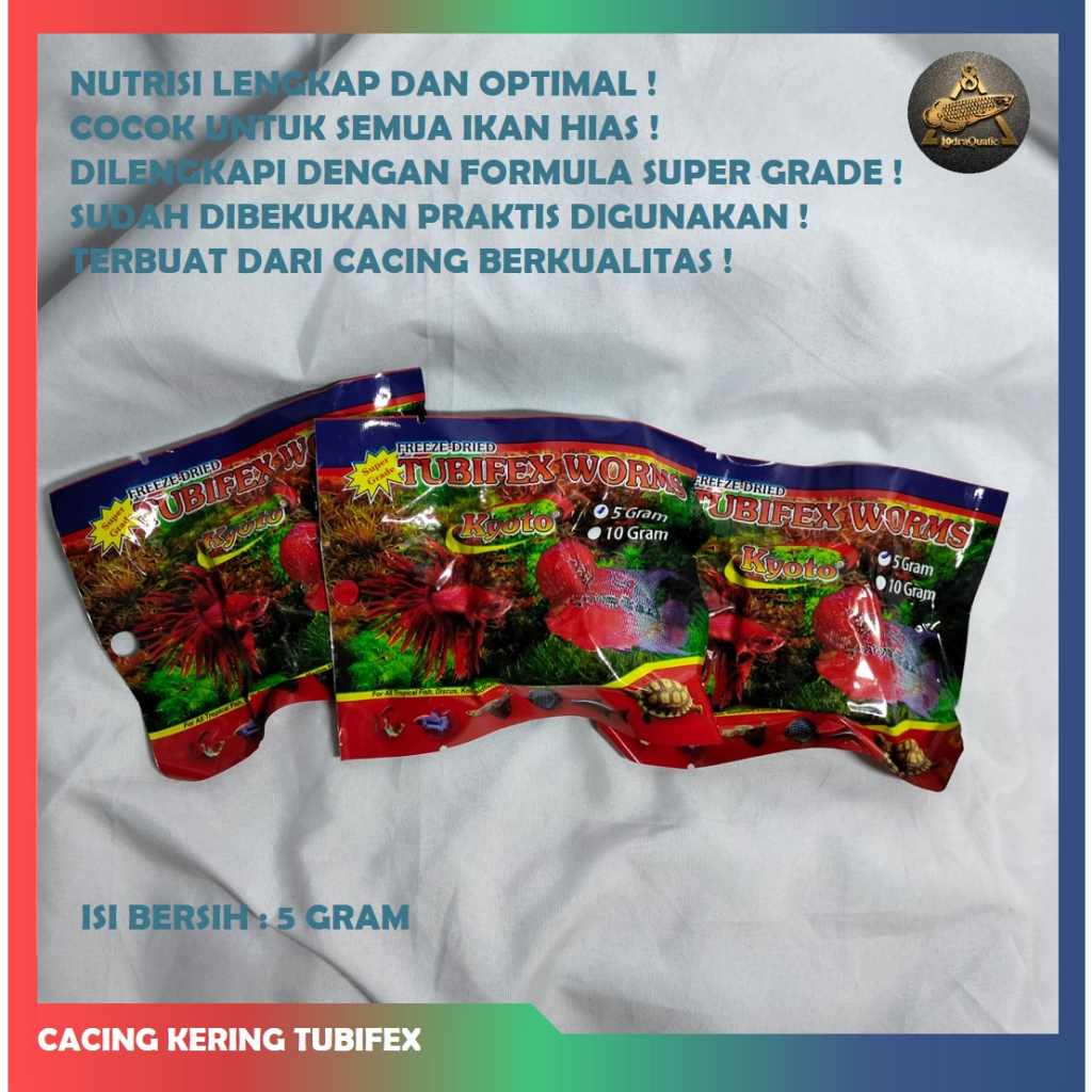 Kyoto Dried WORM Ornamental Fish Food TUBIFEX WORM Ornamental Fish Feed ...