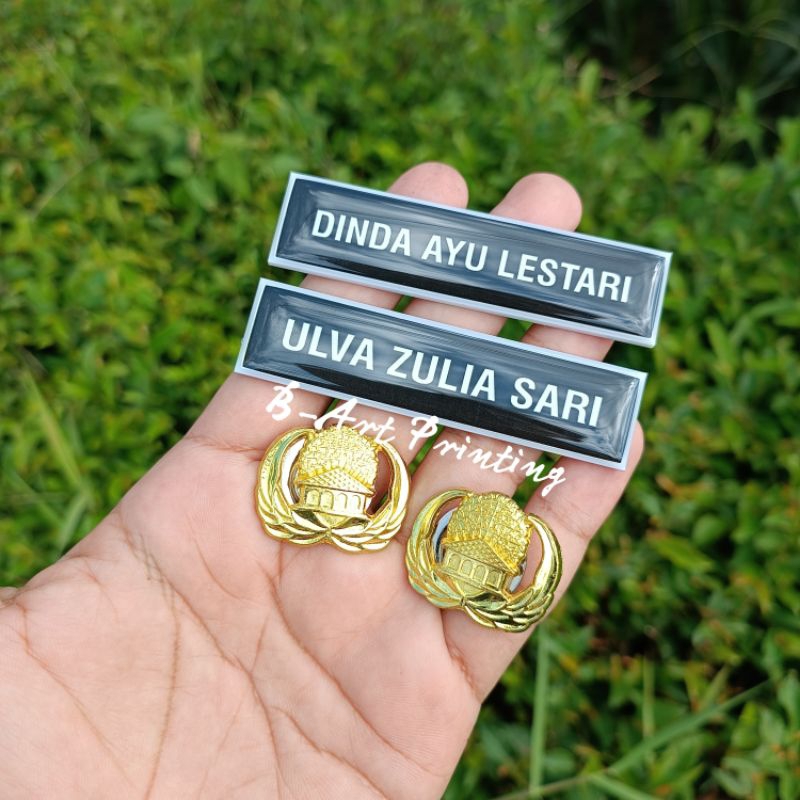 Package Name Tag Plus Pin Buttonscarves Asn Acrylic Resin Package Name Name Tag Chest Name Tag