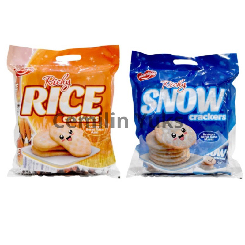 Naraya Richy Snow Crackers 320g Naraya Richy Rice Crackers 252g ...