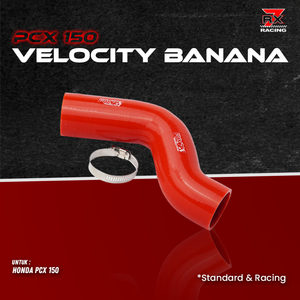 Velocity Banana Rubber Pcx 150 Adv 150 Standard Tb Size 30mm 32mm 34mm ...