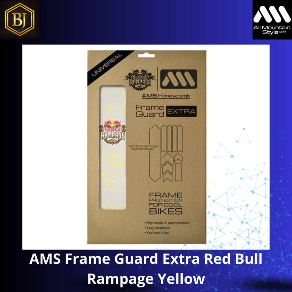 Ams Frame Guard Extra Red Bull Rampage Yellow. 20019 | Shopee Philippines