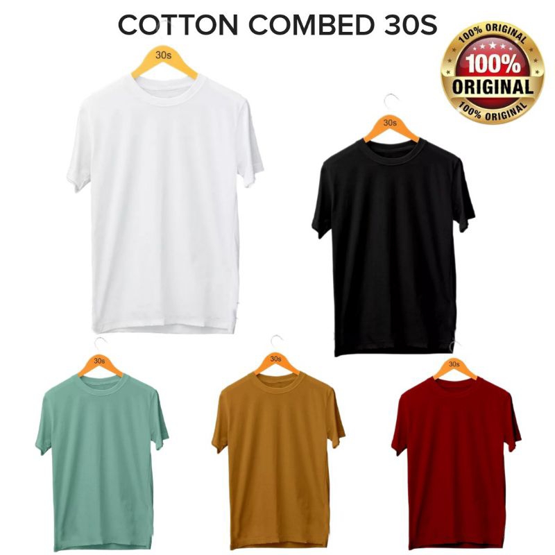 An JEANS Original - Kaos Polos Short Cotton Combed 30s Premium/Kaos ...
