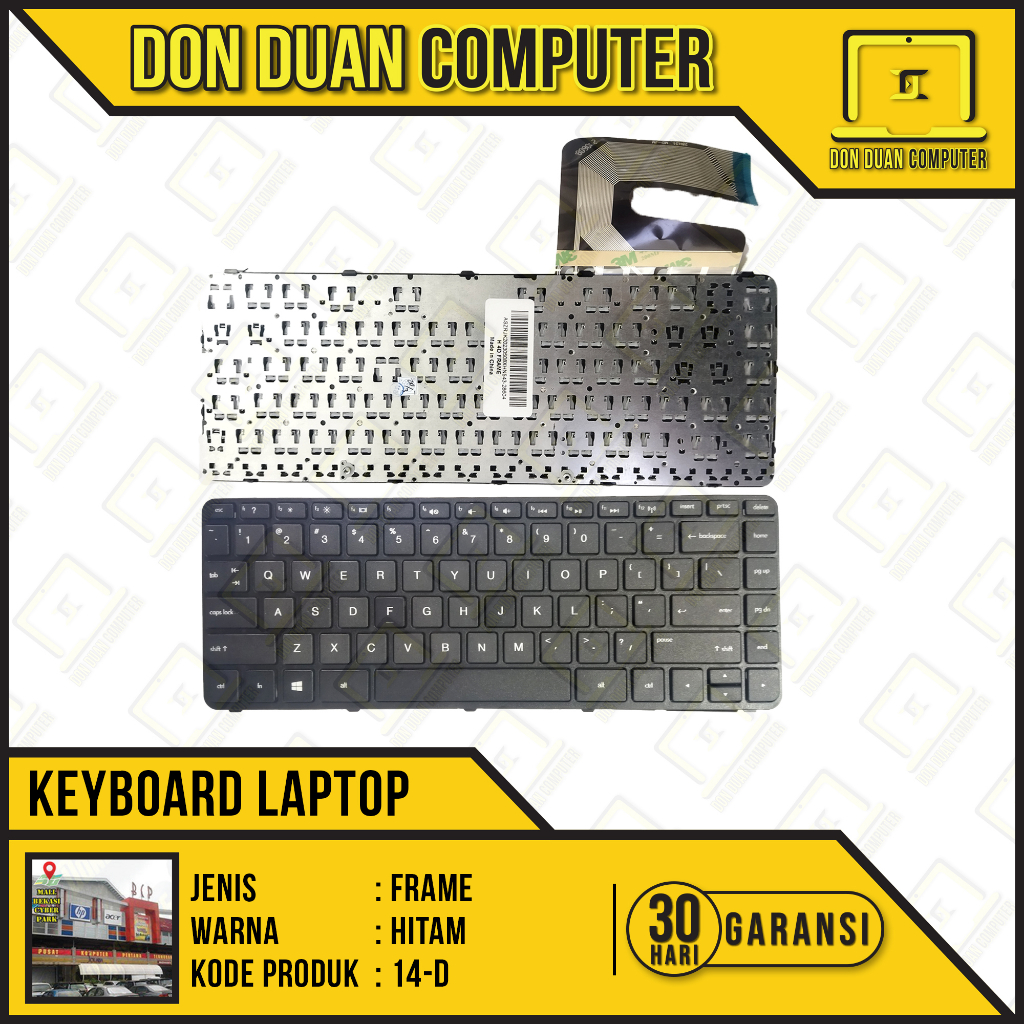 Laptop Keyboard HP 14-D 14-N 14-E 14D Series 14-d039TU 14-r017tx 14 ...