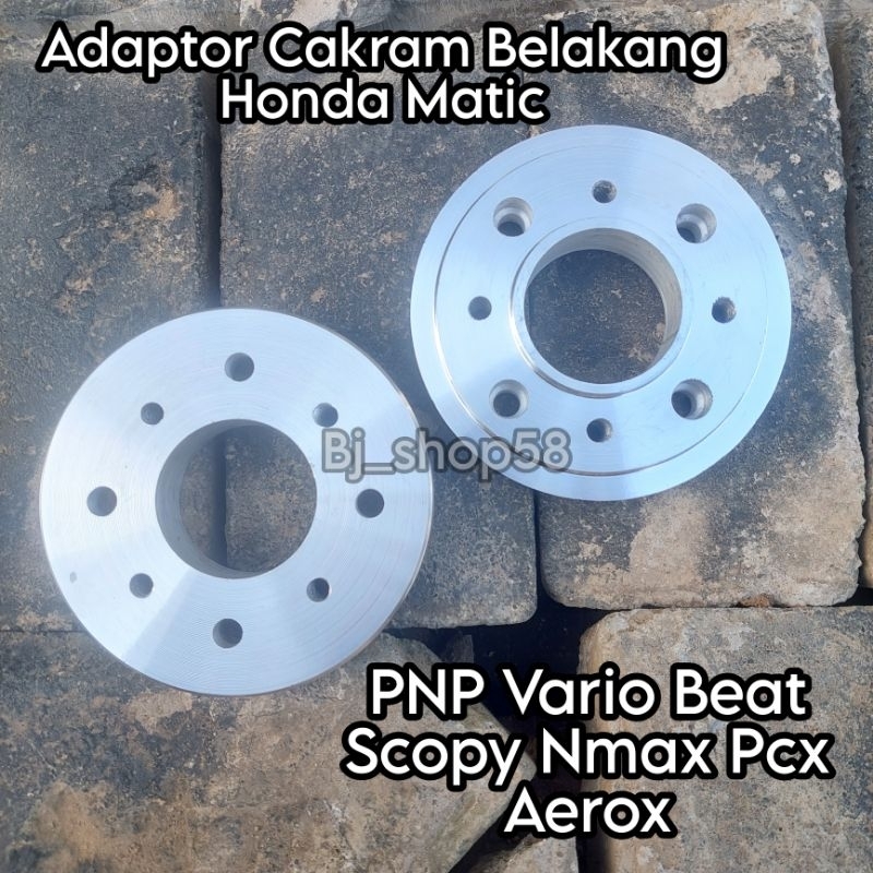 Plendes Rear Disc Adapter Honda Matic Universal PNP Vario Beat Nmax Pcx ...